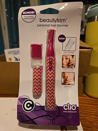 Clio Model 3901 (SB) Beautytrim Dual Blade Personal Hair Trimmer ...