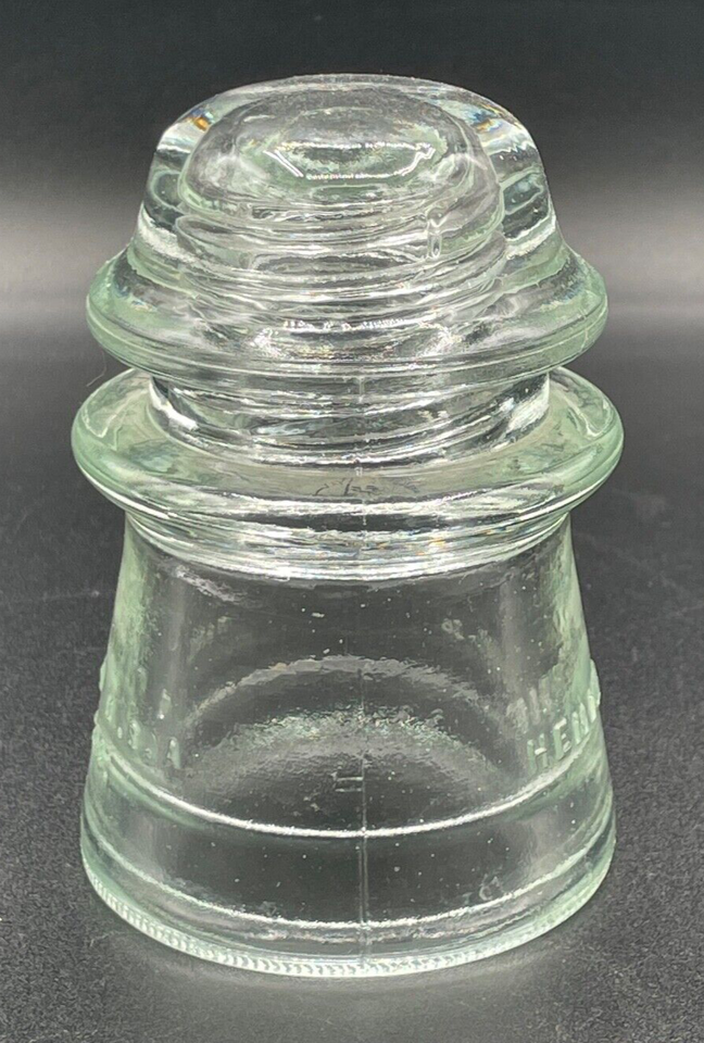 Vintage Hemingray #16 Clear Glass Insulator 31-44 " Tall Collectible | eBay