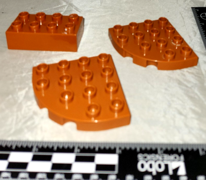 Lot of 16 Brown Lego DUPLO Bricks 2x2, 2x4, 2 x4 Round, Round Corner ...