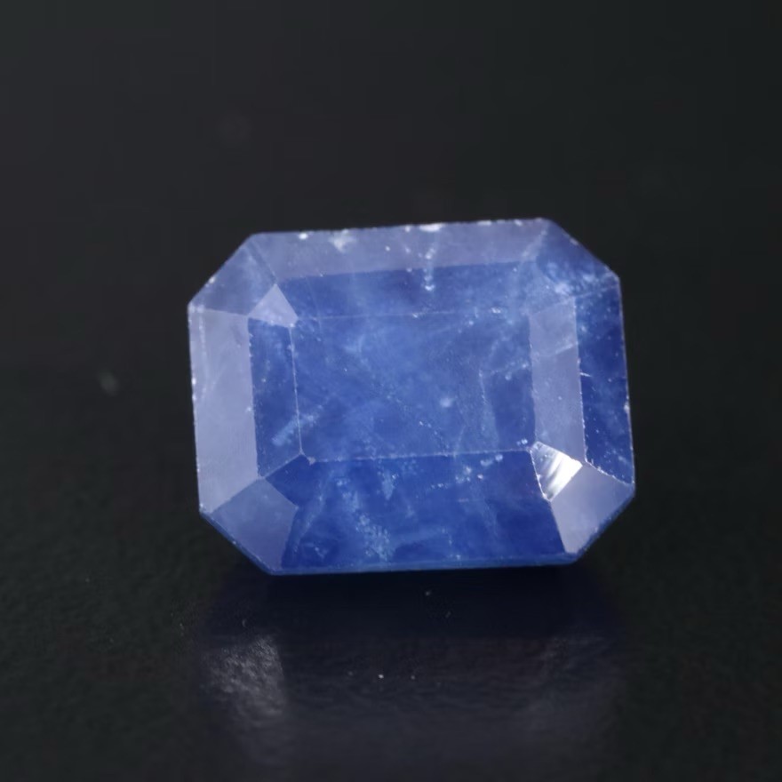 7.15ct Natural Blue Sapphire GIA Certified Octagonal Step Cut Loose ...