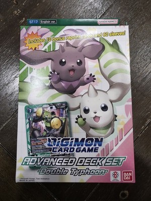 DIGIMON TCG ST-17 ST17 Double Typhoon Advanced Deck Set - ENG ENGLISH ...