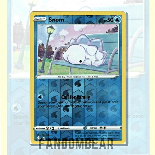 Snom REVERSE HOLO card 029/072 Sword & Shield Shining Fates 2021 ...