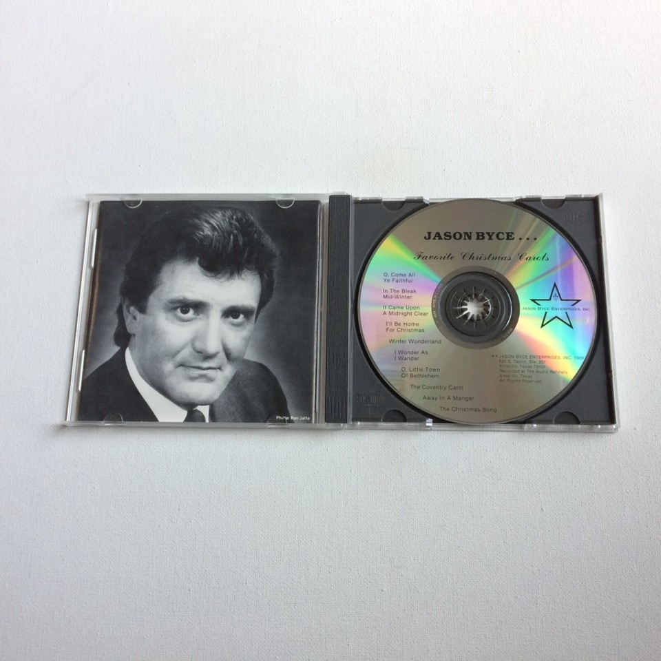 Jason Byce Favorite Christmas Carols CD RARE Gospel CCM '89 Self ...