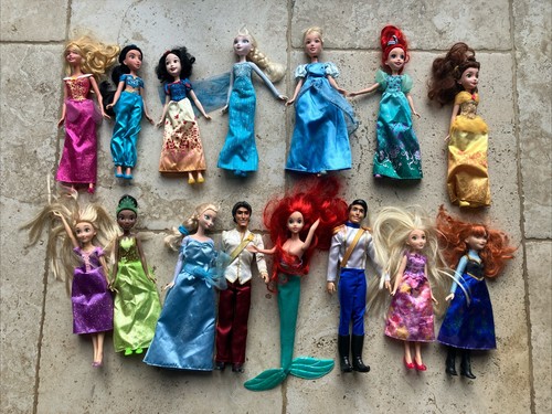 15x Joblot Disney Princess Huge Collection Dolls Frozen Cinderella ...