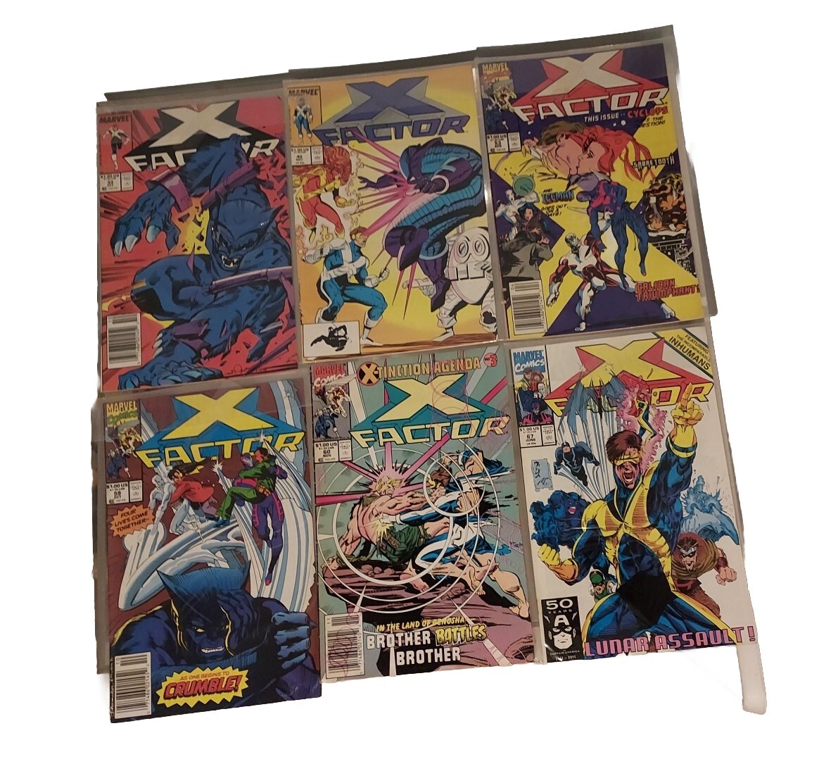 Marvel Comics X-factor #33, 40, 53, 59, 60, 67 1988-1991 | eBay