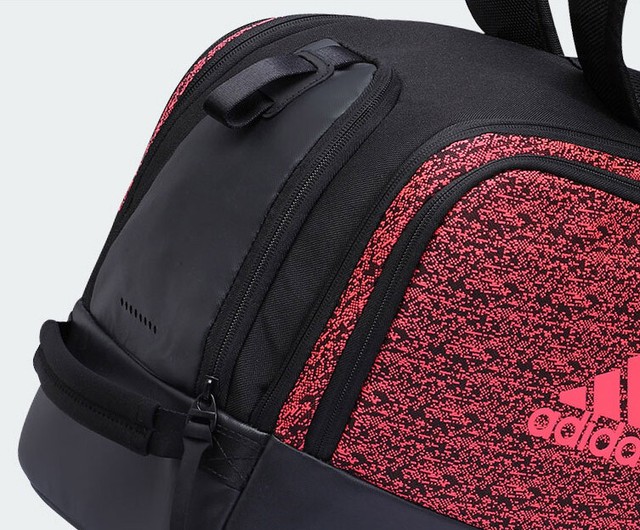 adidas 360˚ B7 Badminton 6 Racket Bag Black Red Racket Backpack ...