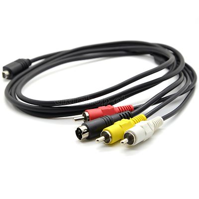 AV Video Cable Cord For SONY DCR-HC40 DCR-HC42 DCR-HC46 DCR-HC48 Brand ...