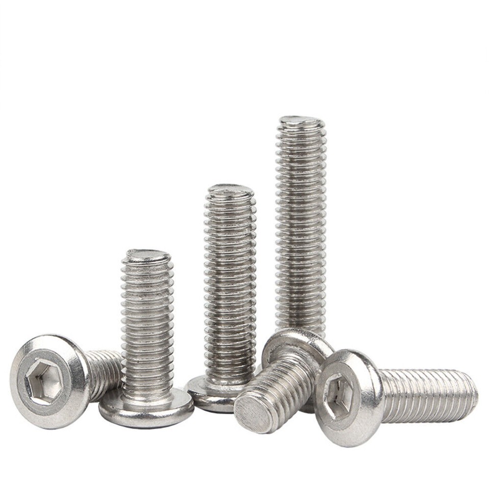 M6 (6mmØ) TRUSS HEAD PAN HEAD BOLTS ALLEN KEY HEX SOCKET SCREWS ...
