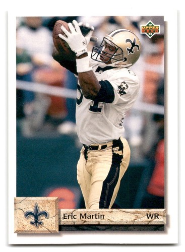 Eric Martin 1992 Upper Deck FOOTBALL #322 New Orleans Saints | eBay