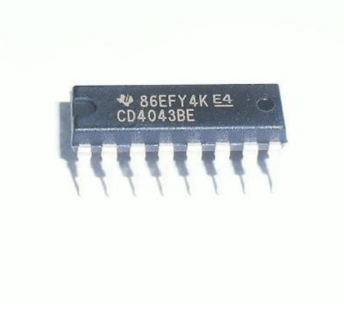 10PCS CD4043BE CD4043 CMOS Quad NOR R/S Latch w/ 3-State O/P IC DIP-16 ...