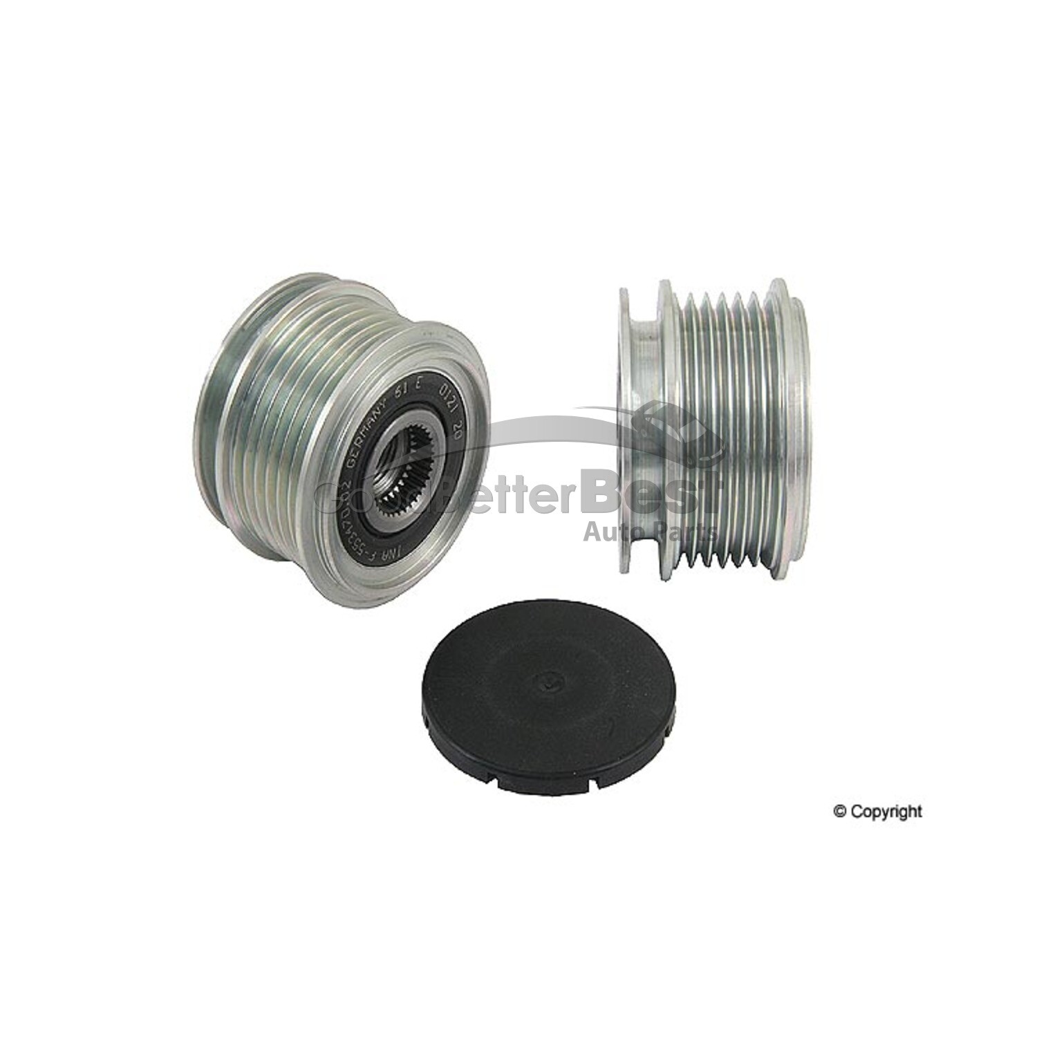 One New INA Alternator Pulley EA0012 022903119C for Audi for Volkswagen ...