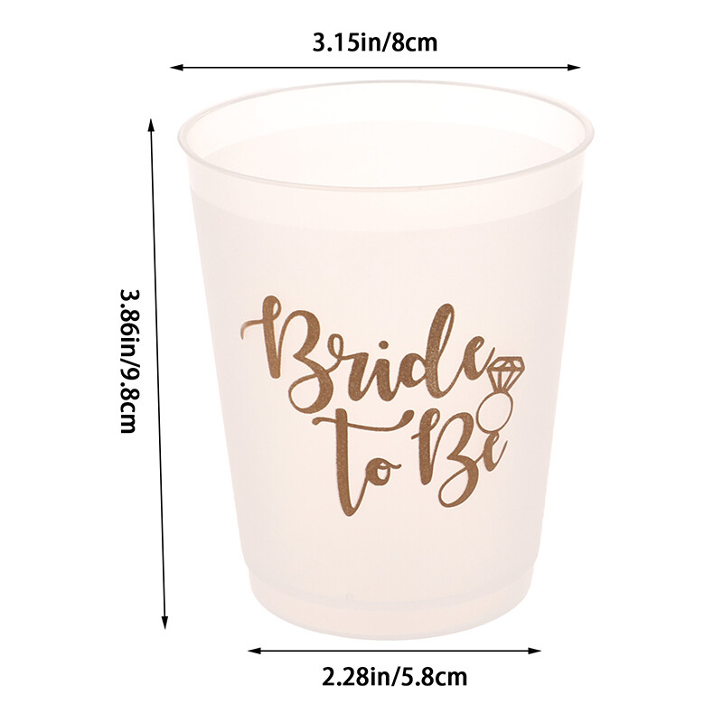 1Pc Team Bride Tribe Cups Bridal Shower Bachelorette Party Plastic ...