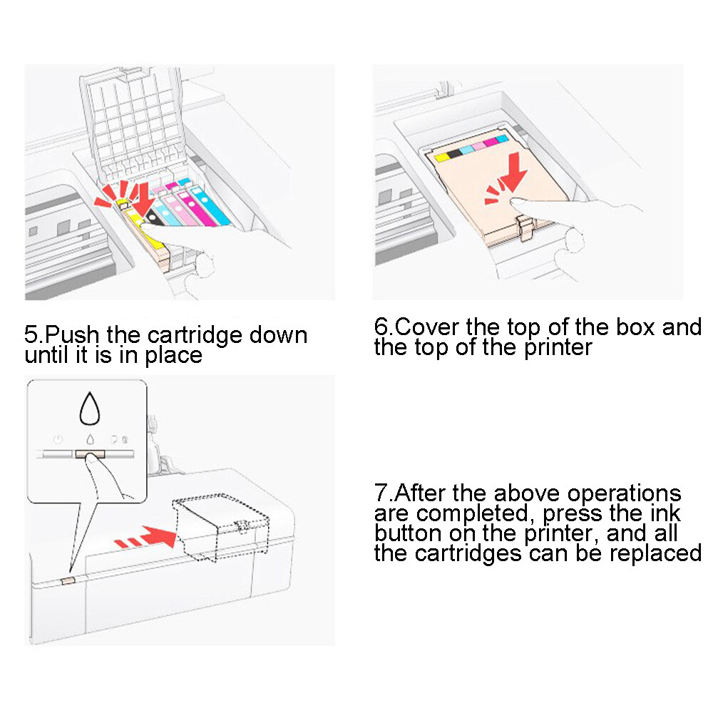 12 Ink Cartridge For Epson XP102 XP202 XP215 XP225 XP30 XP302 XP305 ...