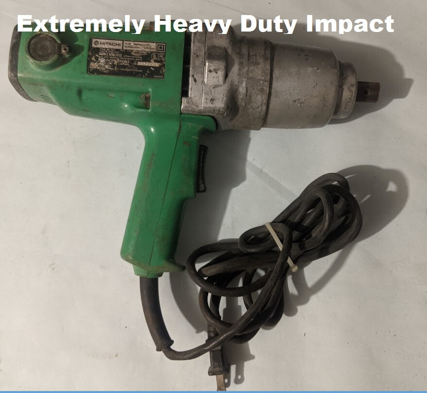 Hitachi Koki WH22 Heavy Duty Impact Driver 110 volt AC/DC accepts 3/4 ...