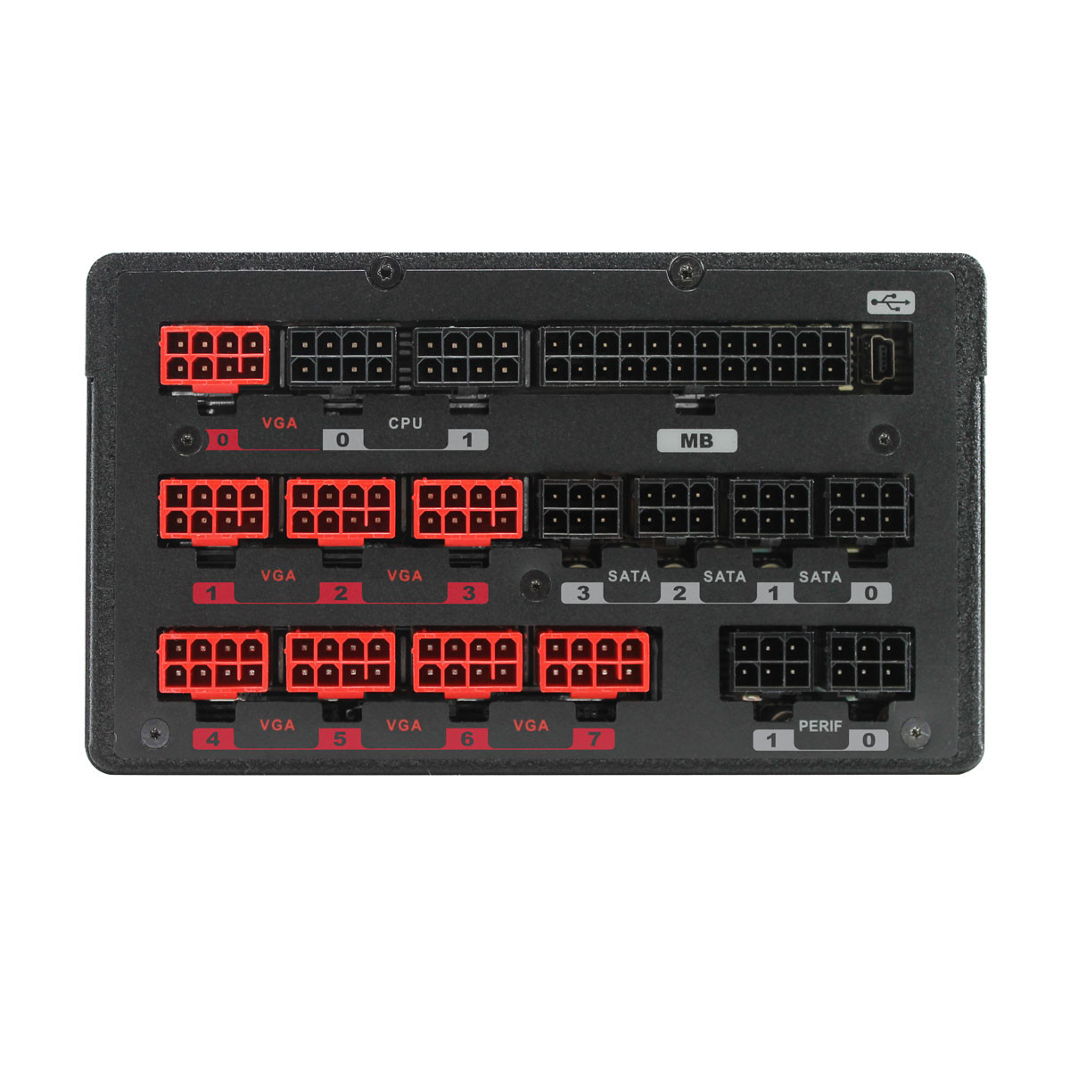 PC 6-pin Modular Connector Housing Female - BLACK [1pc] | eBay