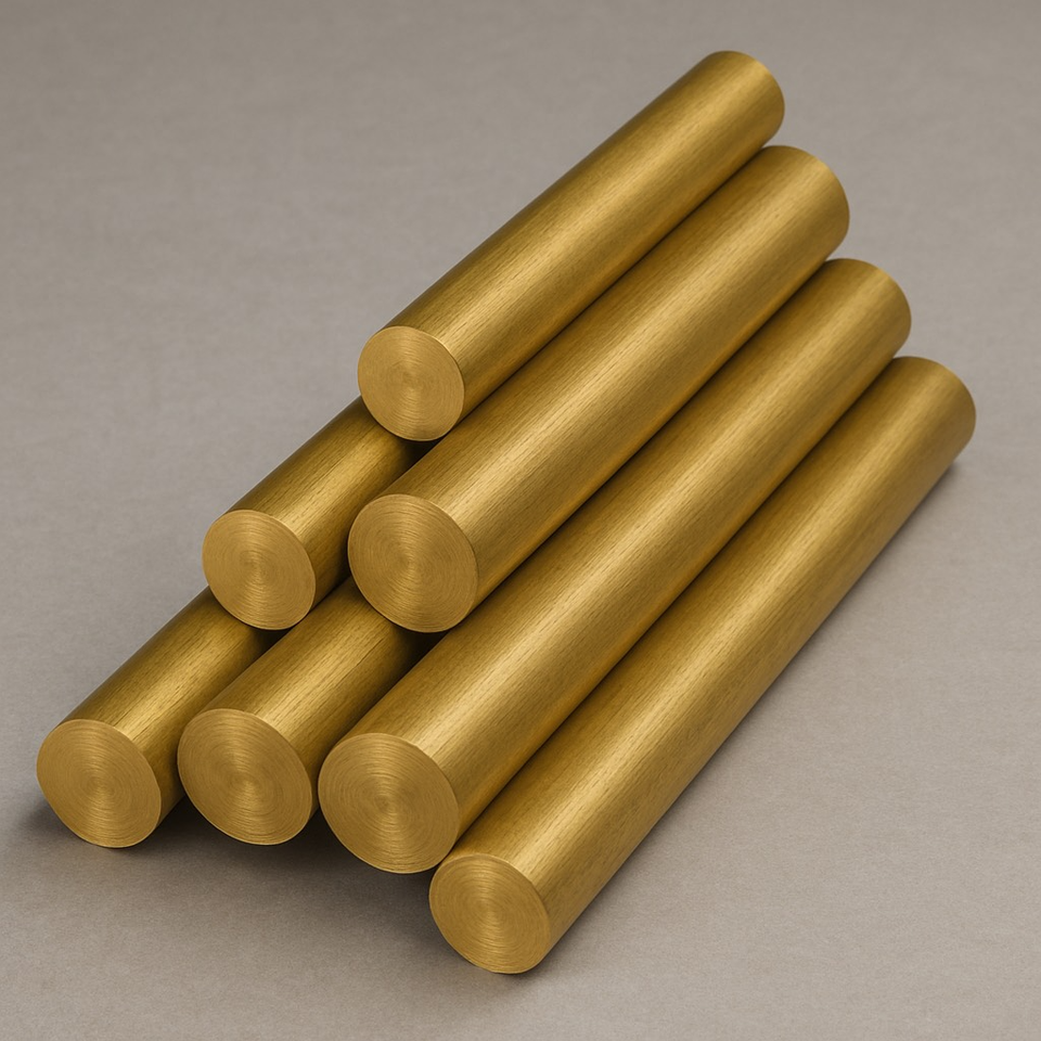 Solid Brass Round Bar Rod Alloy Grade CZ121 3mm - 35mm Diameter - Free ...