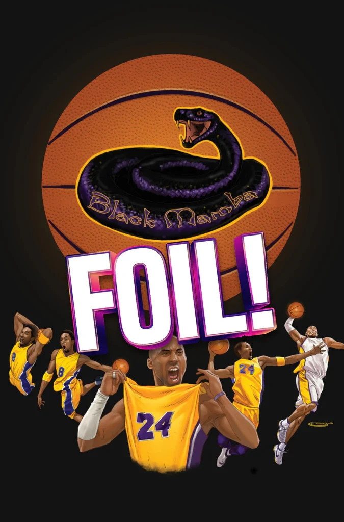 TRIBUTE KOBE BRYANT BLACK MAMBA SAJAD SHAH WU-TANG VIRGIN FOIL VARIANT ...