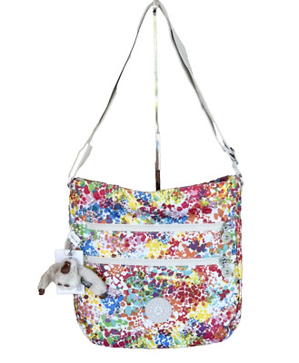 KIPLING ZELENKA HOBO SHOULDER CROSSBODY BAG COLOR BURST BRIGHT | eBay