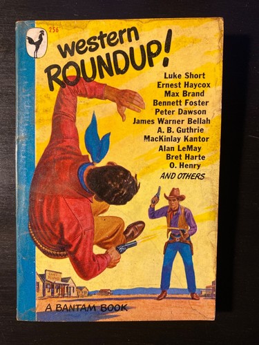 1948 Bantam Book #256 - Western Roundup! Luke Short, Max Brand ...