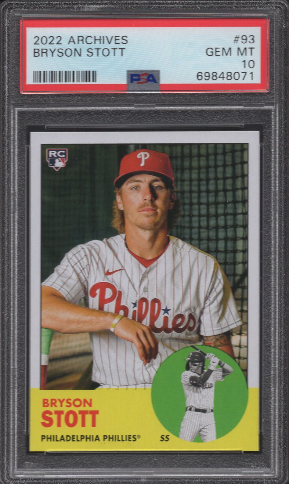 2022 Topps Archives #93 Bryson Stott PSA 10 POP 2 | eBay