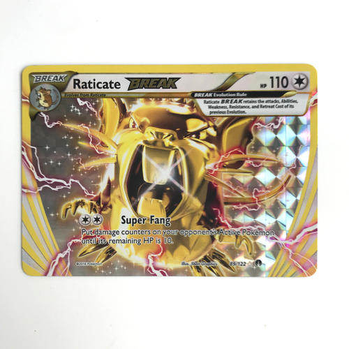 Pokemon TCG - Raticate BREAK 89/122 · Ultra Rare · XY BREAKpoint 2016 ...