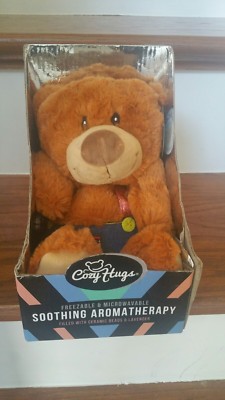 Cozy Hugs Soothing Beanbag Plush Aromatherapy Bear Freezable ...