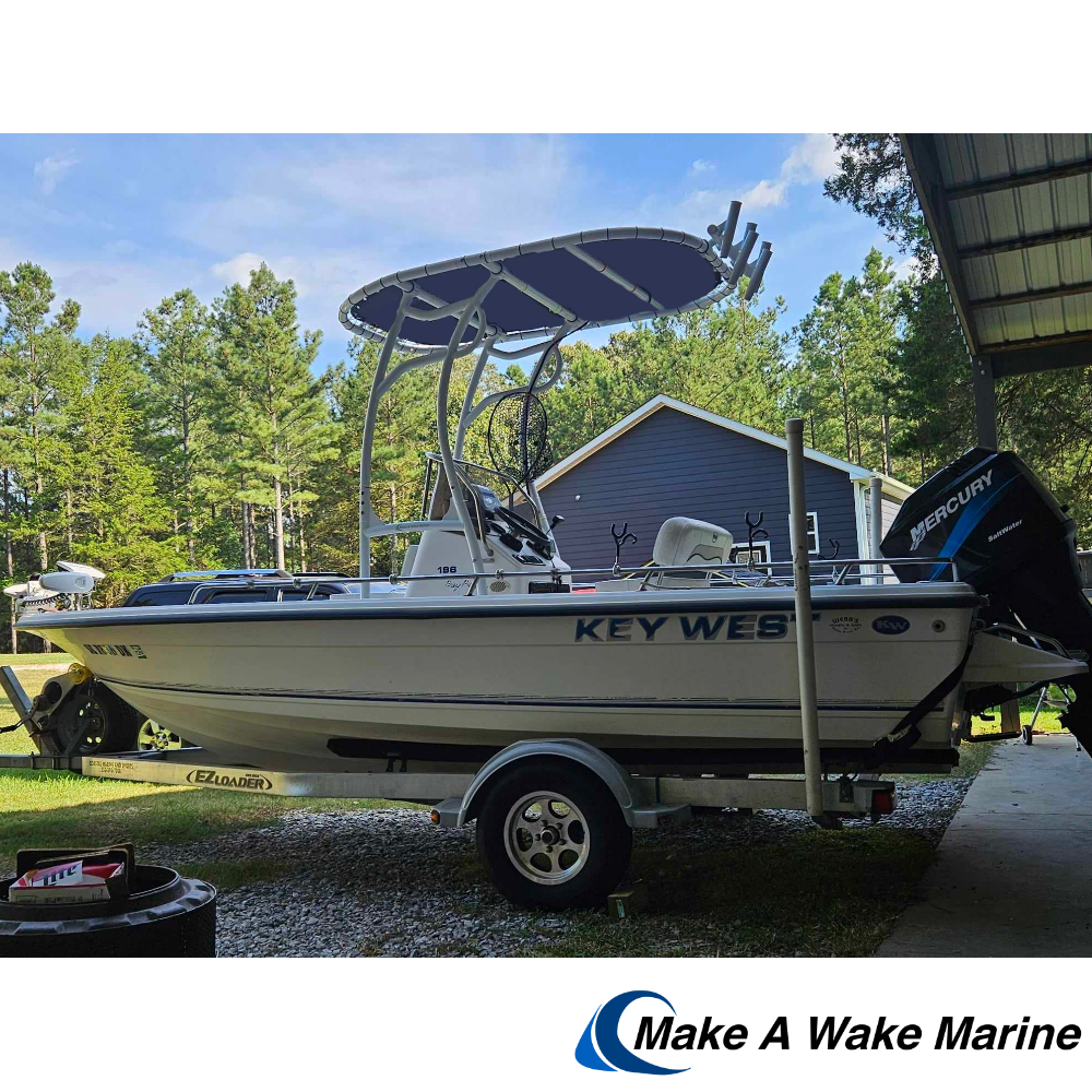 Heavy-Duty Boat T-Top Universal fit for Center Console Boat Folds | eBay