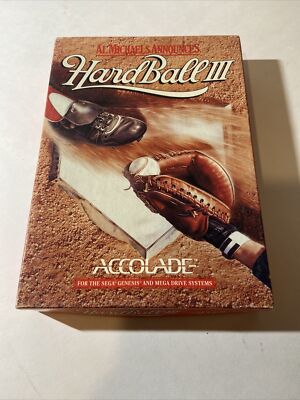 Al Michaels Announces HardBall III (Sega Genesis, 1993) 15605032080| eBay