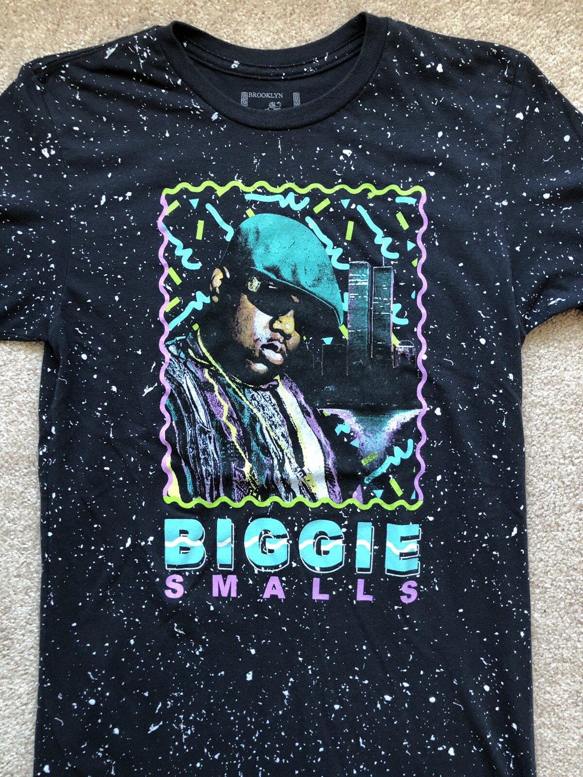 Biggie Smalls Notorious BIG Shirt Size Small Spray Pa… - Gem