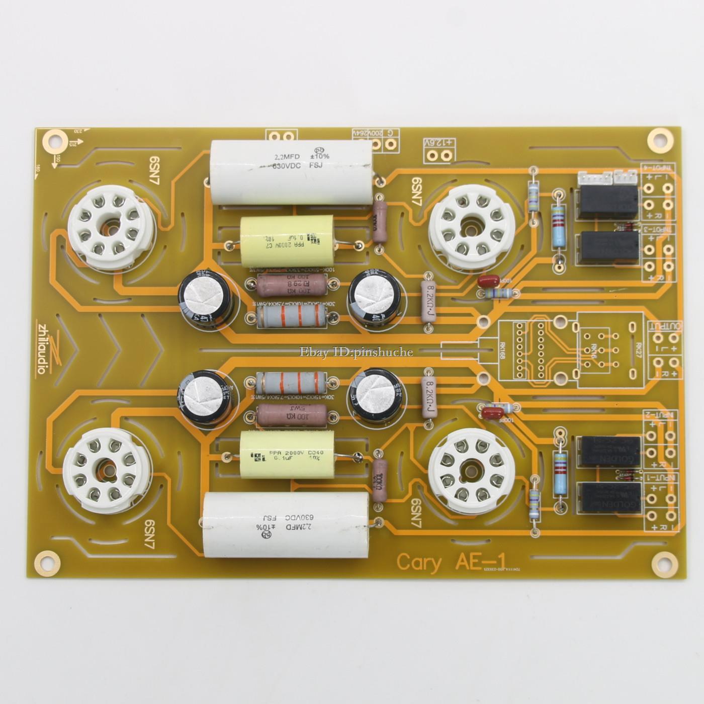 HiFi Diy 6SN7 Tube Preamplifier Board Kit With PSU Board Refer Cary AE ...