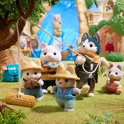 Sylvanian Families Doll Husky brother Bruce Calico Critters Mini Figure ...