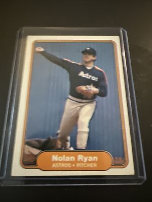 1982 Fleer Set-Break #229 Nolan Ryan Near Mint Or Better Fresh Out Of ...