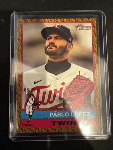 2025 Topps Heritage - Pablo Lopez #131 Color of the Year /76 for sale ...