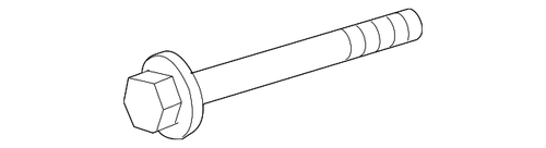Genuine Suspension Control Arm Bolt (Left Right Front Lower) 90080 ...