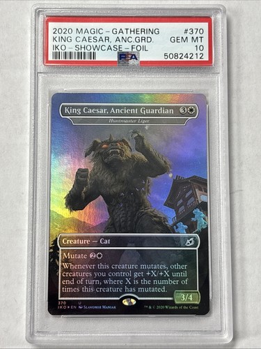 2020 Magic-Gathering King Caesar,ANC.GRD IKO-ShowCase-Foil PSA Mint 10 ...