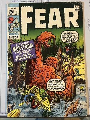 Fear #1 (1970) Marvel Comics, Key First Issue, Stan Lee Jack Kirby | eBay