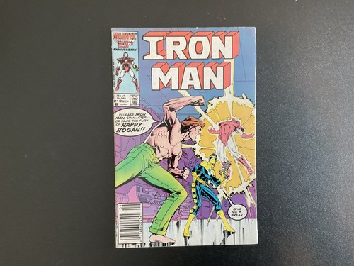 Iron Man #210 Newsstand Edition (Marvel 1986) | eBay