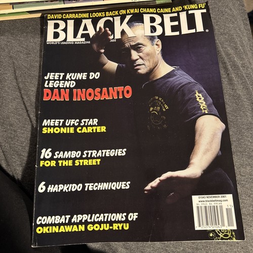 DECEMBER 2001 - BLACK BELT martial arts magazine UFC MMA Bjj Dan ...