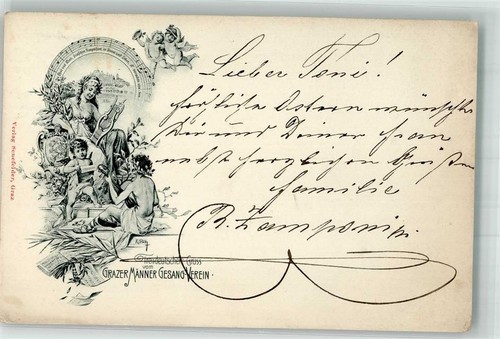 13551414 - Graz Treudeutscher Gruss Grazer Maenner-Gesangsverein Graz ...