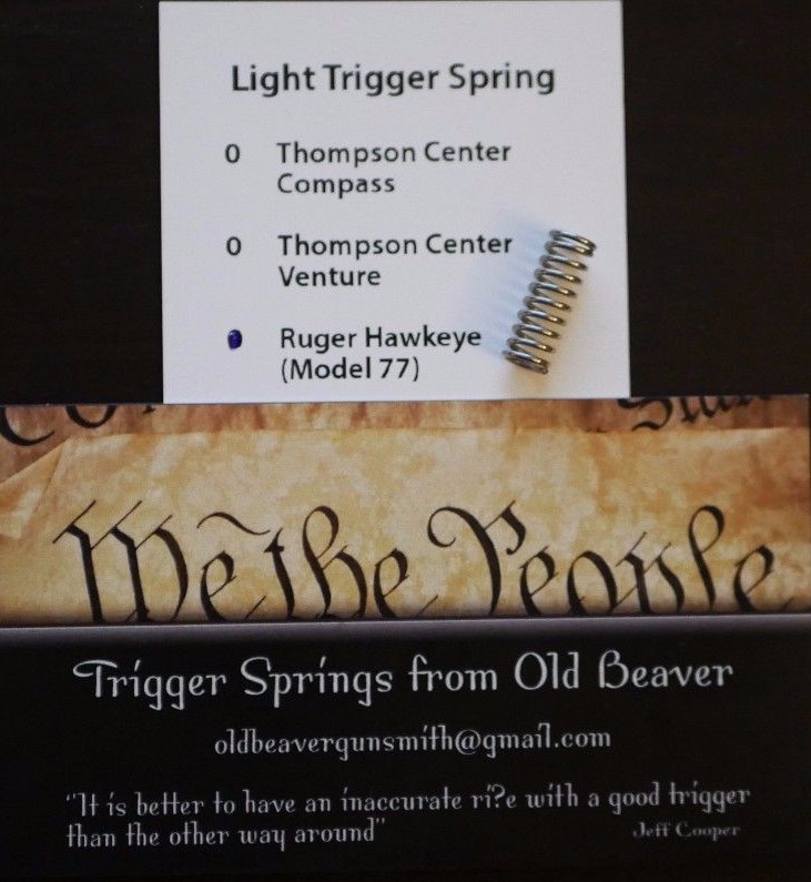 Ruger M77 Hawkeye Light Trigger Spring (HUNTER) | eBay