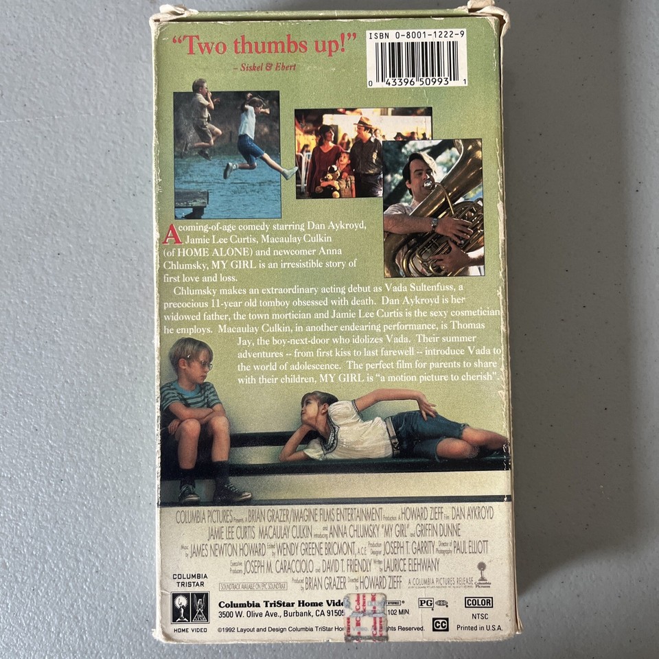 My Girl VHS TAPE (1992, Closed Captions) 43396509931| eBay
