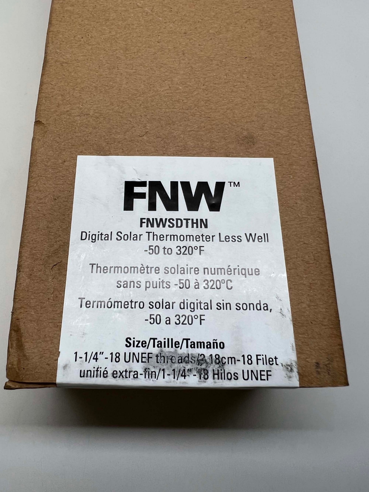 FNW Digital Solar Thermometer Less Well -50 to 320F FNWSDTHN | eBay
