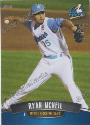 2016 Myrtle Beach Pelicans Ryan McNeil Rookie Card Cubs | eBay
