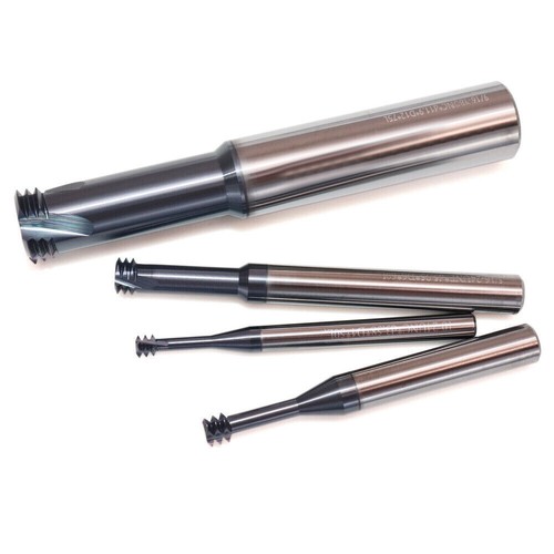 Carbide UNC Thread End Mill Milling Cutter Three Tooth CNC Boring ...