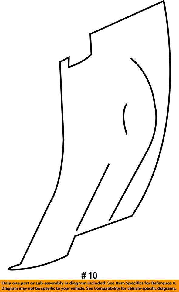 GM OEM 10-15 Camaro Quarter Panel Quarter Panel Components-Stone Guard ...