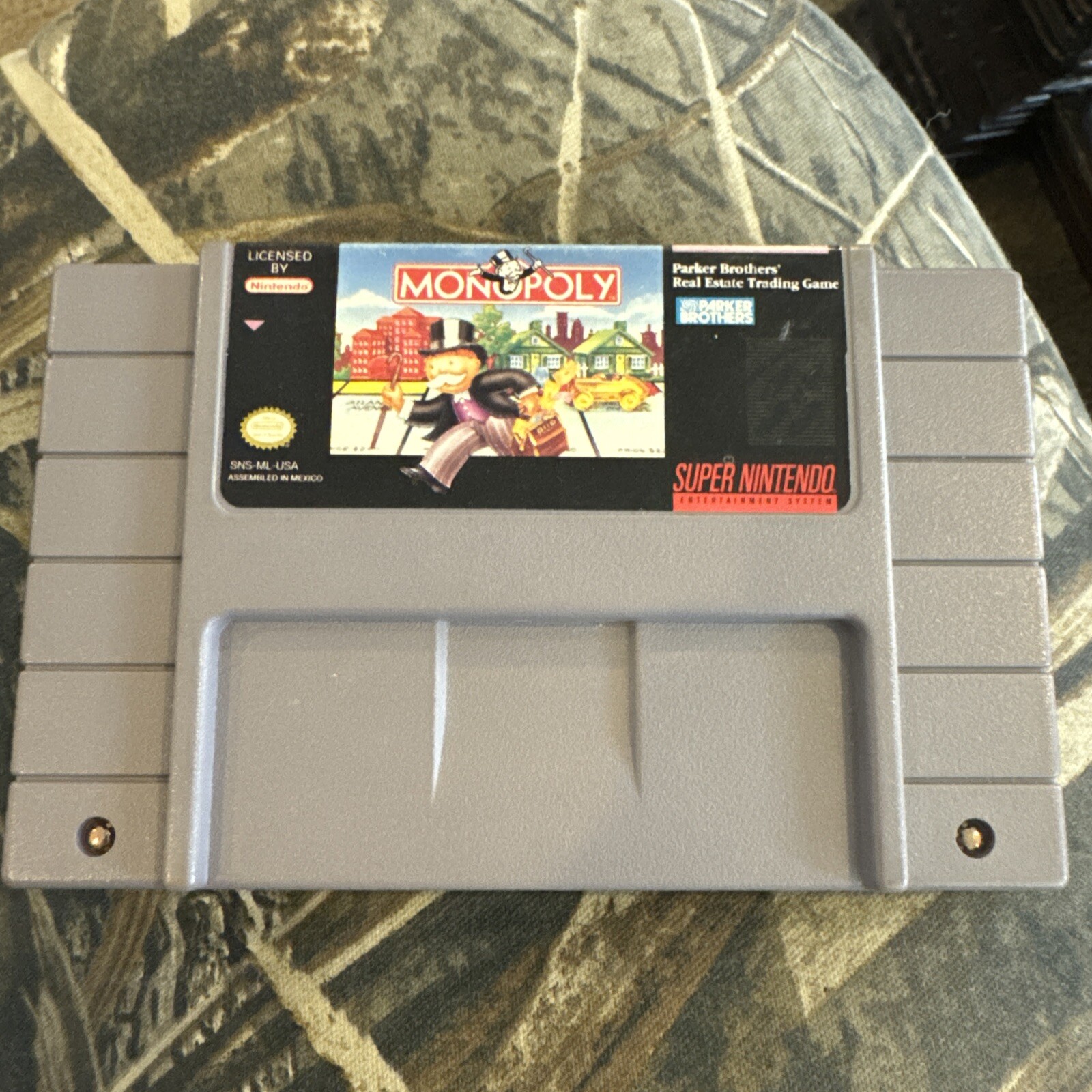 Monopoly (Super Nintendo SNES, 1992) Cartridge Only, Tested/Working | eBay