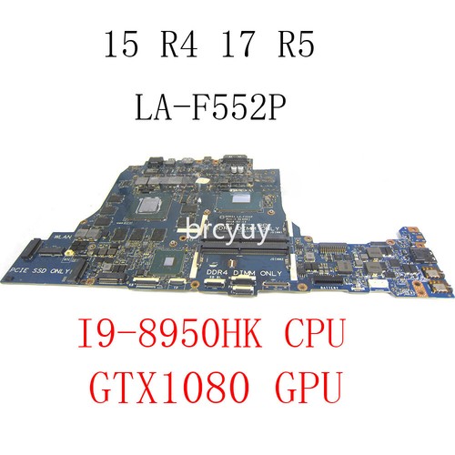 LA-F552P For Dell Alienware 15 R4 17 R5 Laptop Motherboard i9-895HK CPU ...