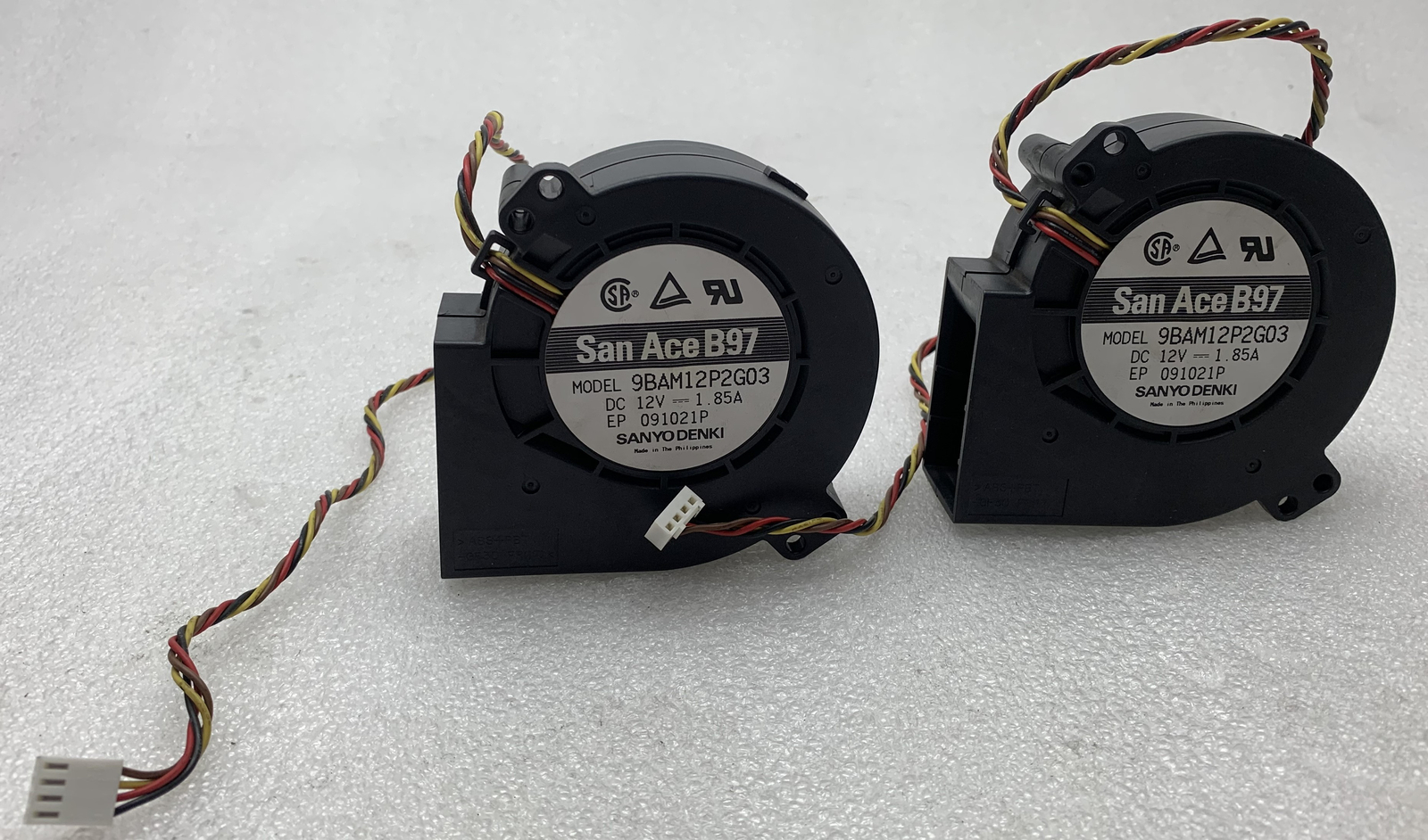 Lot of 2 San Ace B97 Server Fan w/Molex KK Connector Model 9BAM12P2G03 ...