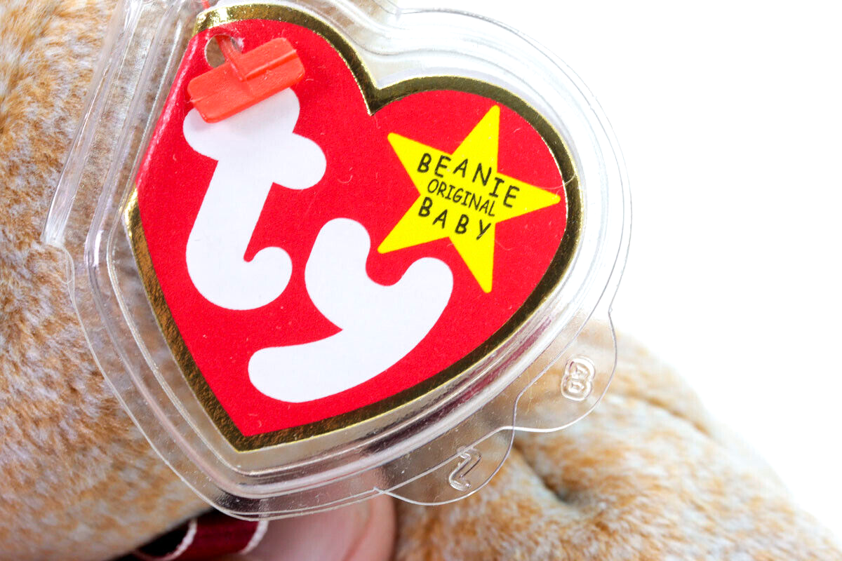Ty Beanie Babies 1999 Signature Bear Plush Red Gold Heart Tag ...