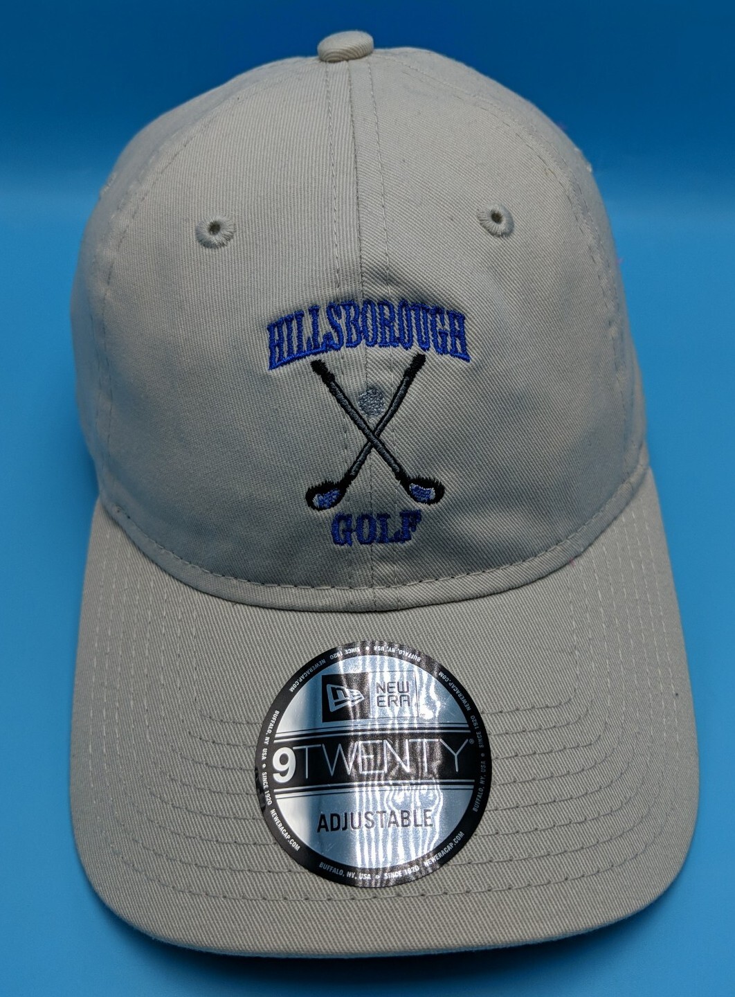HILLSBOROUGH GOLF hat beige adjustable cap 100% cotton - Gem
